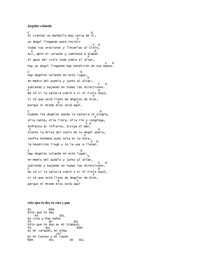 Angeles Volando | PDF | Bendición | Cristo (título)