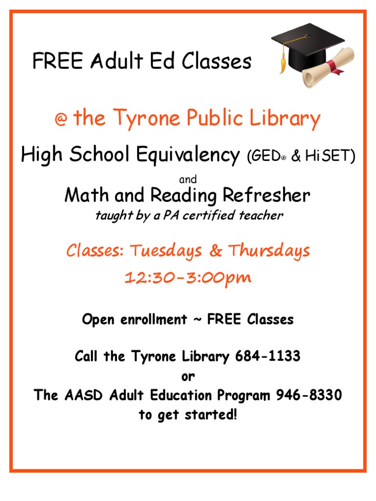 Ged Flyer Tyrone Library | PDF