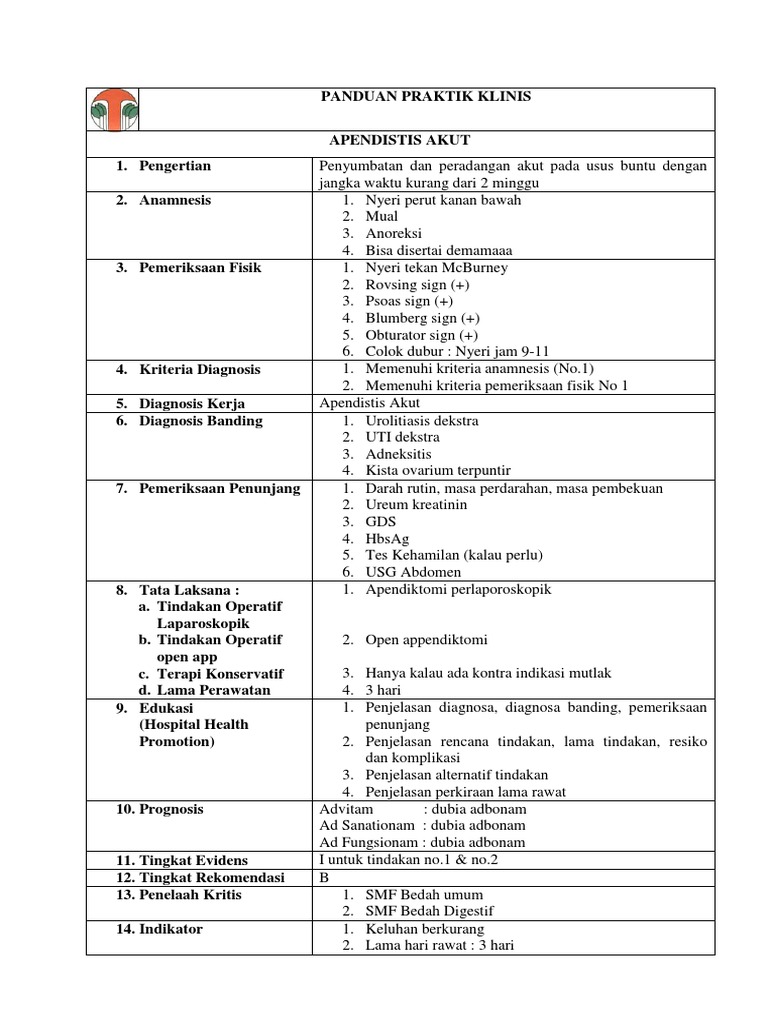 Panduan Praktik Klinis | PDF