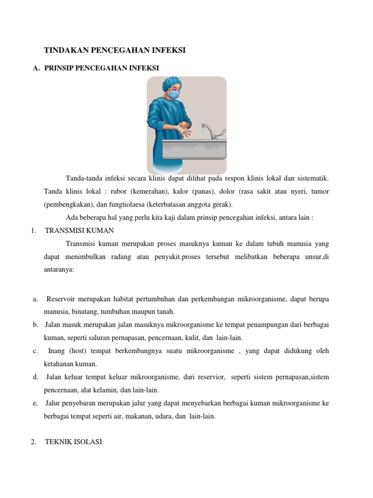 Tindakan Pencegahan Infeksi | PDF | Sains & Matematika
