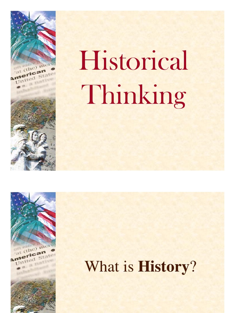 Historical Thinking | PDF | Cognition | Science