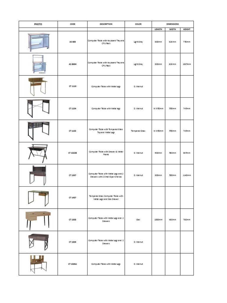 Folding Table | PDF | Decorative Arts | Interior Design