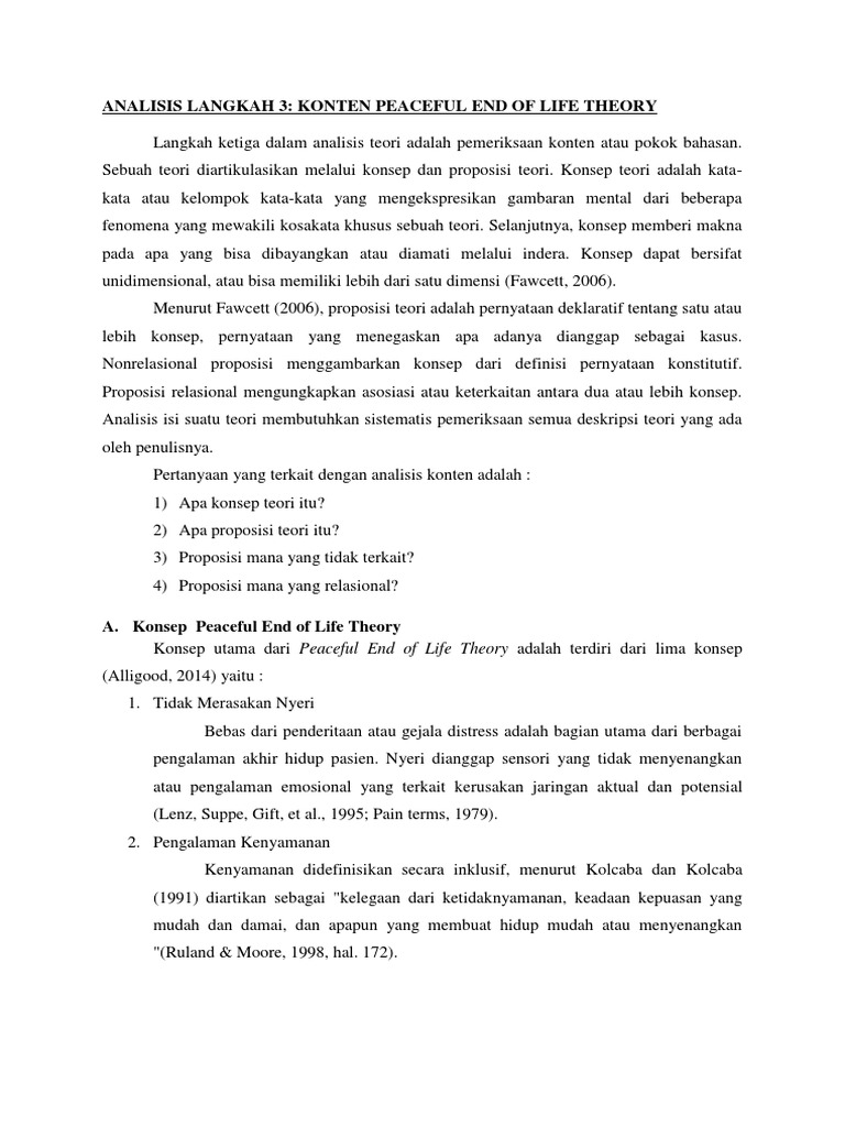 Analisis Langkah 3 Cornelia M. Ruland & Shierley M. Moore | PDF