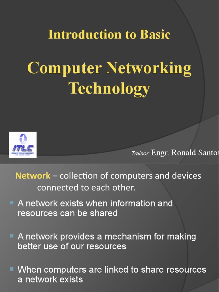 Introduction To Basic: Computer Networking Technology | PDF
