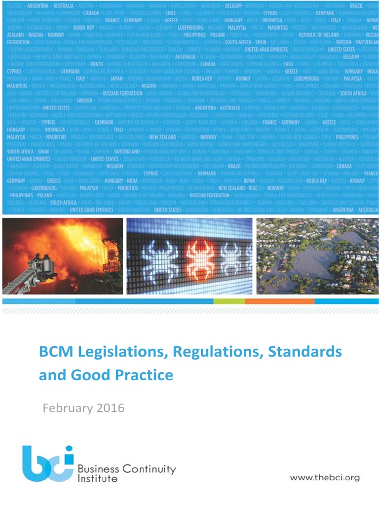 BC M Legislations and Regulations | PDF | Business Continuity | Basel Ii