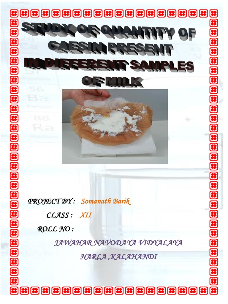 Biology Casein Milk Investigatory project | Milk | Food And Drink