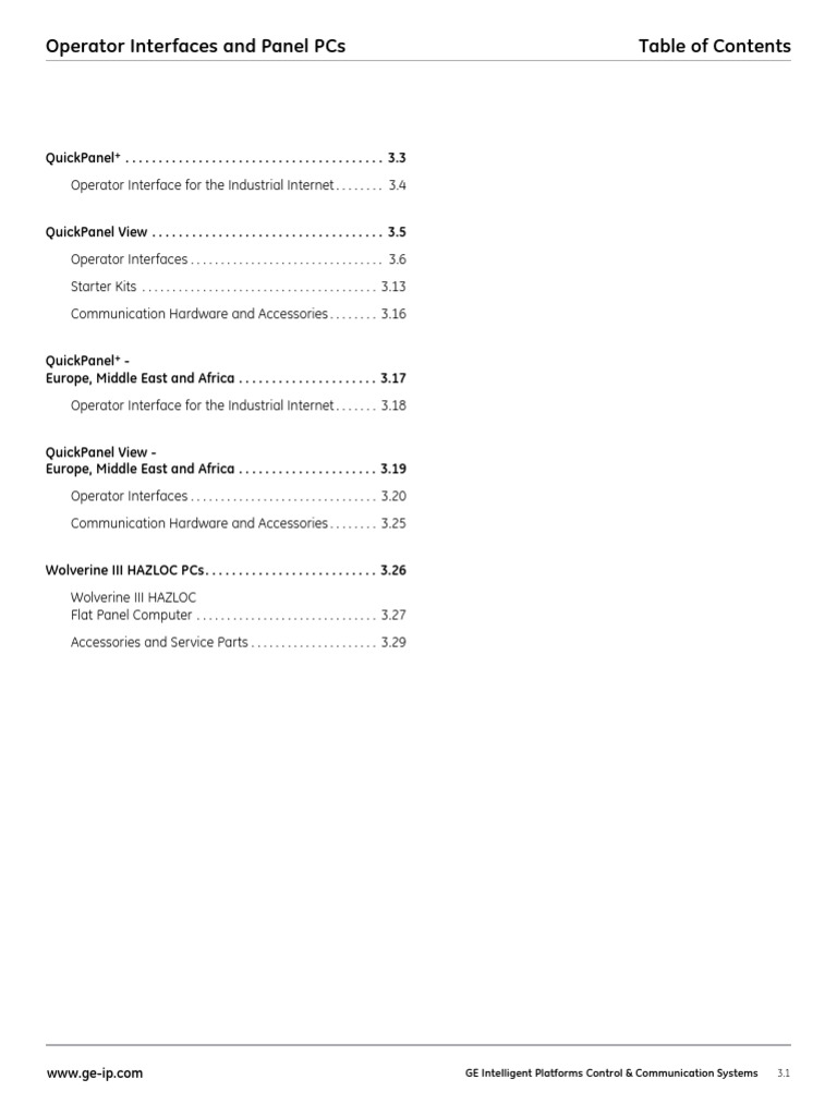 Control & Communication Systems 03 Operator Interfaces and Panel PCs ...