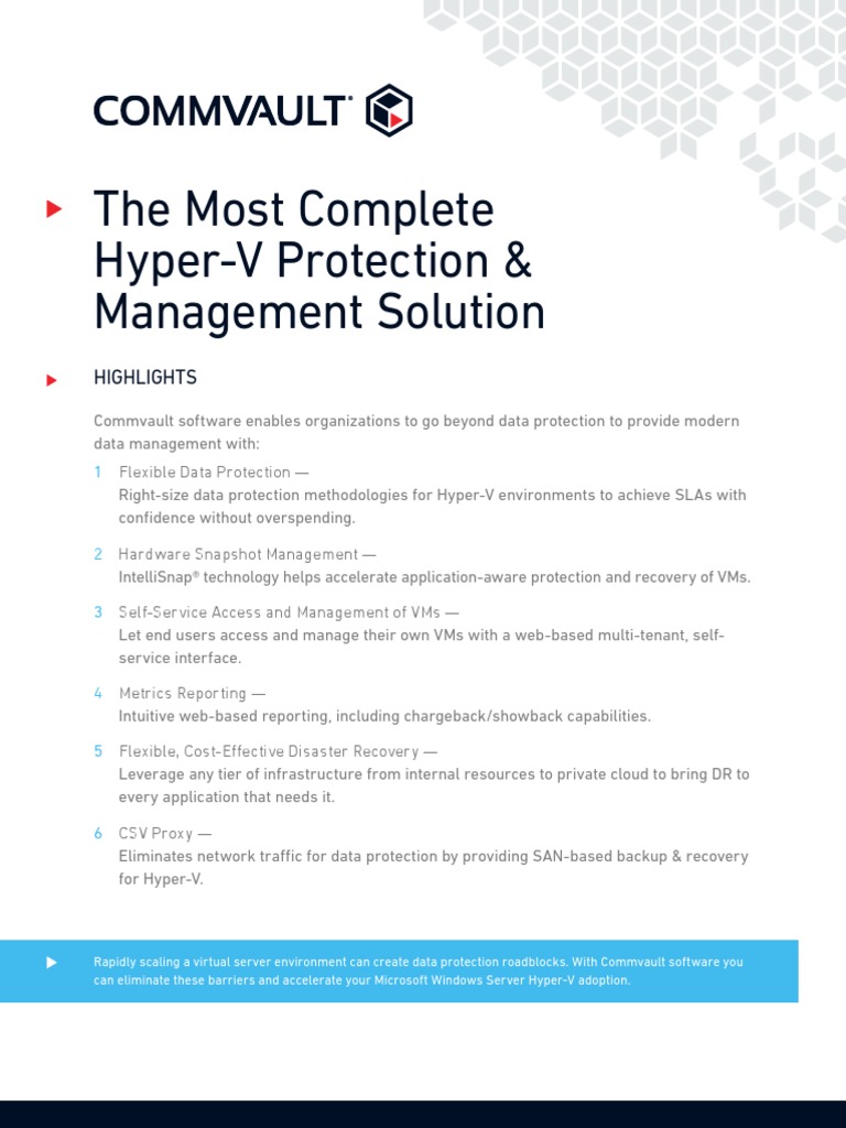 Hyper V Datasheet | Download Free PDF | Hyper V | Virtual Machine