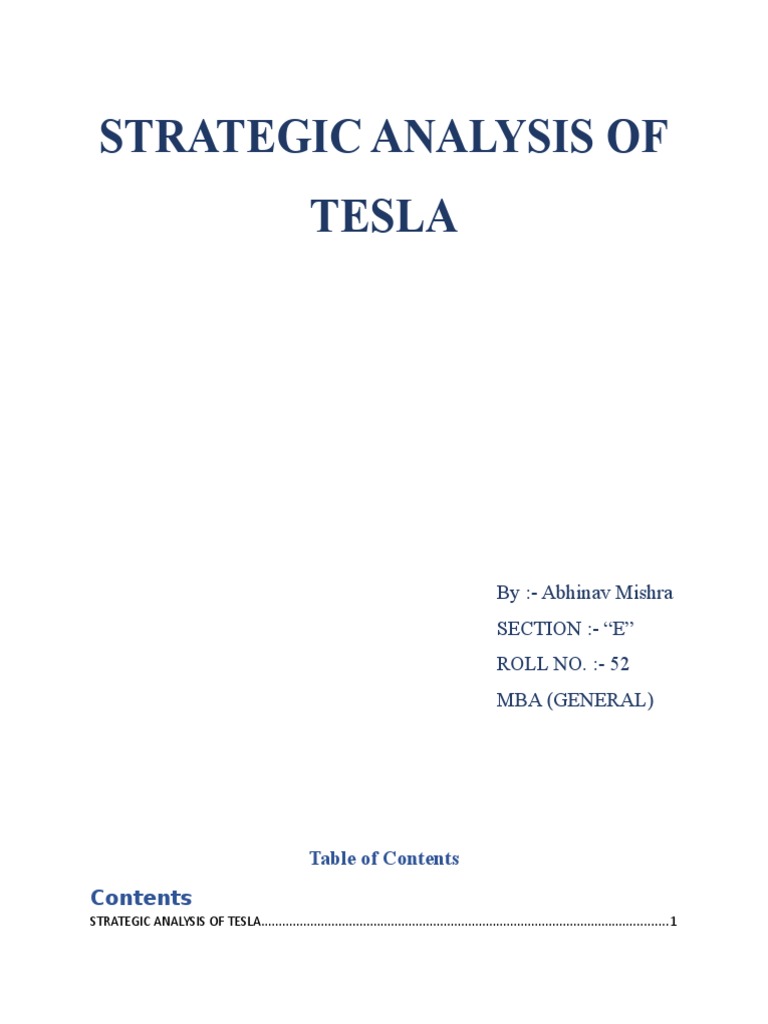 Tesla Motors | PDF | Electric Car | Organizational Structure