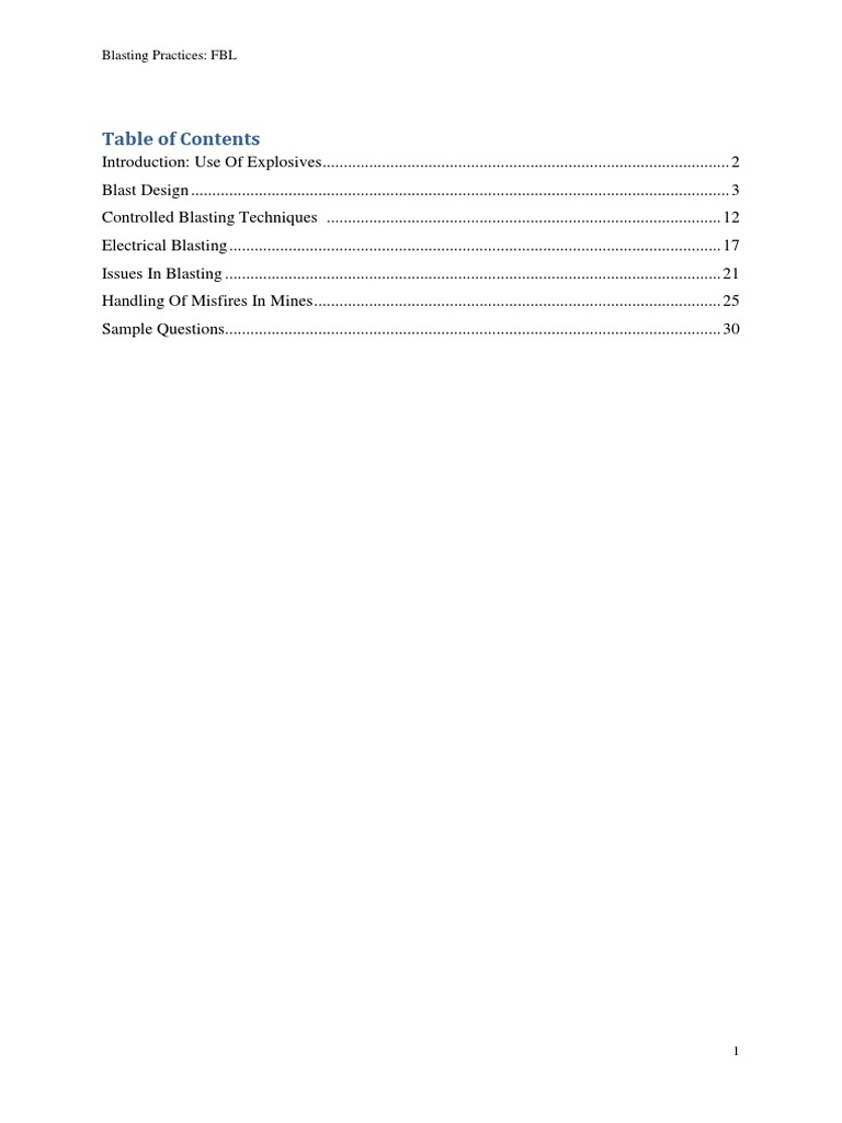 Blast Practice | PDF | Explosive Material | Explosion
