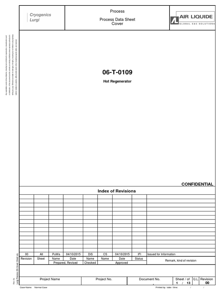 Cover: Process Process Data Sheet | PDF | Energy And Resource | Nature