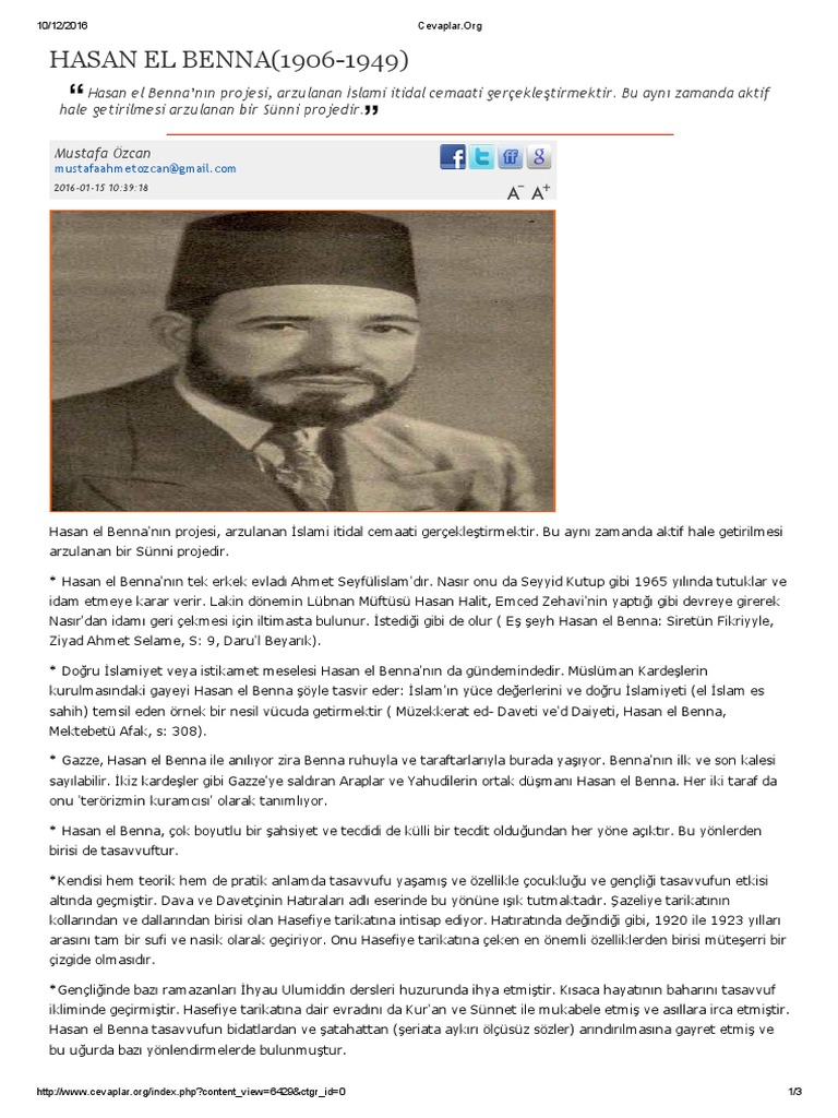 Hasan El Benna - Hayati | PDF