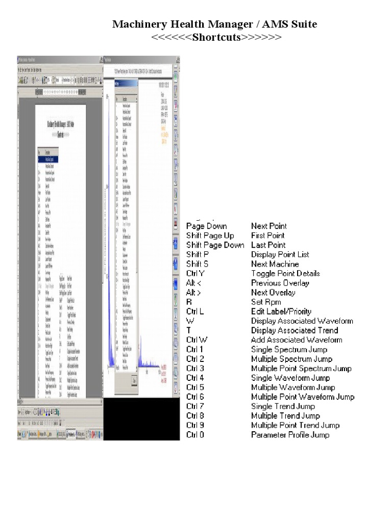 Emerson AMS Suite Shortcuts | PDF