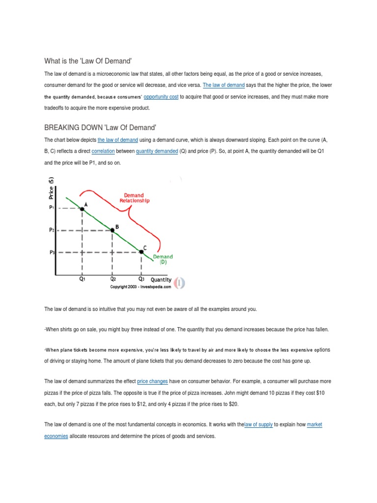 Exploring the Fundamental Economic Concepts of Demand, Supply, and the ...