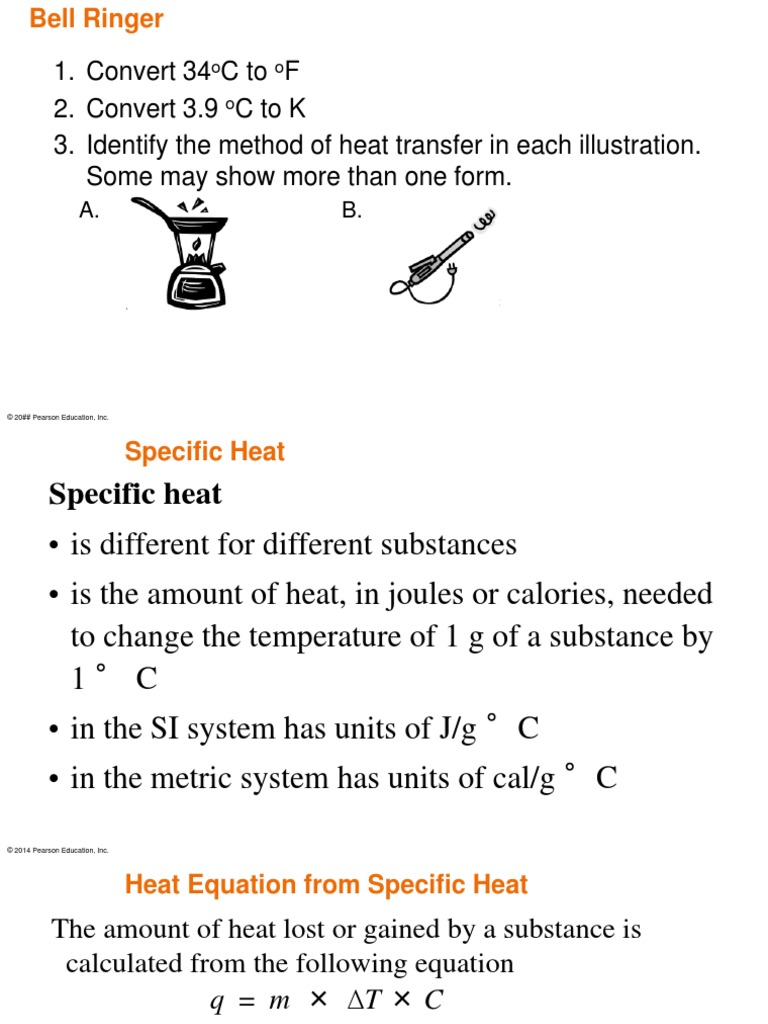 Specific Heat | PDF | Heat Capacity | Heat
