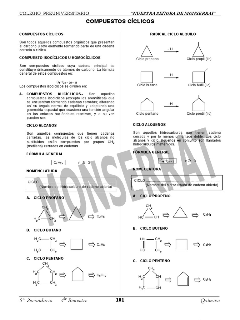 Compuestos Cíclicos | PDF | Benceno | Aromaterapia