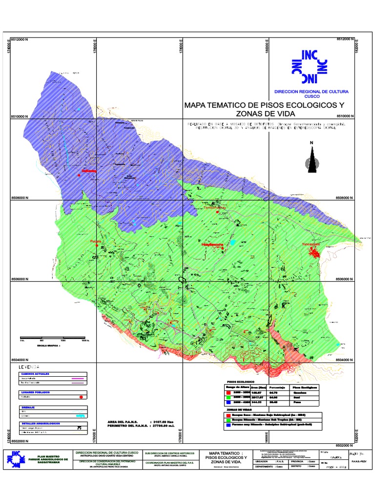 Mapa Temático de Pisos Ecológicos en Perú | PDF | Naturaleza