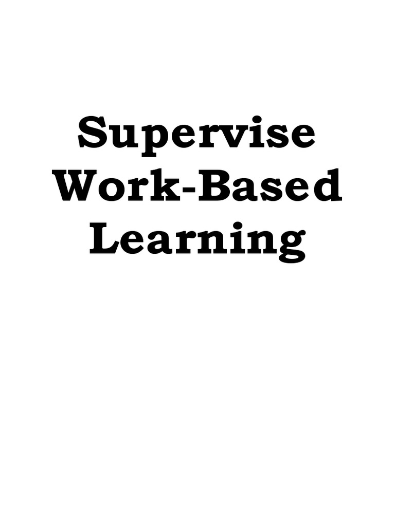 Supervise Work | Download Free PDF | Occupational Safety And Health ...