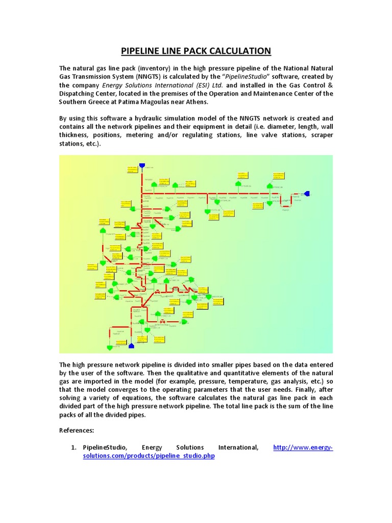 Gas Line Packing Calculations PDF | PDF | Pipeline Transport | Gases