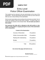 Sample U.S. Border Patrol Logical Reasoning Test | PDF | Naturalization ...