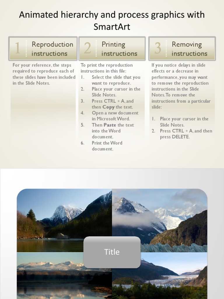 Animated Hierarchy and Process Graphics With Smartart | Download Free ...