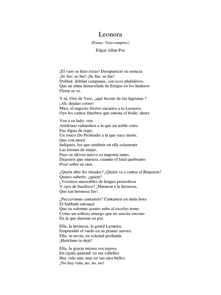 Leonora | PDF