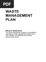 Site Waste Management Plan Template | PDF | Waste Management | Recycling