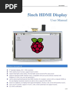 MHS-3.5inch Display User Manual EN | PDF | Raspberry Pi | Display Resolution
