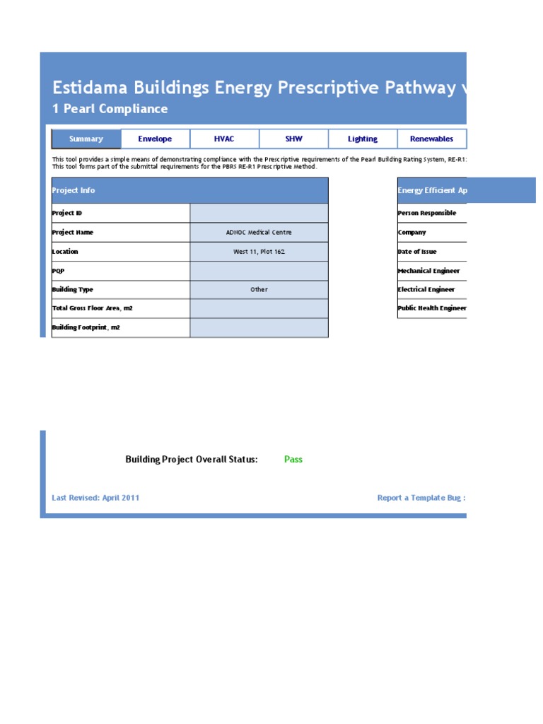 PBRS Energy Prescriptive Pathway v1 0 | PDF | Ventilation (Architecture ...