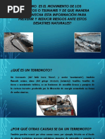 Triptico Terremoto | PDF | Temblores | Naturaleza