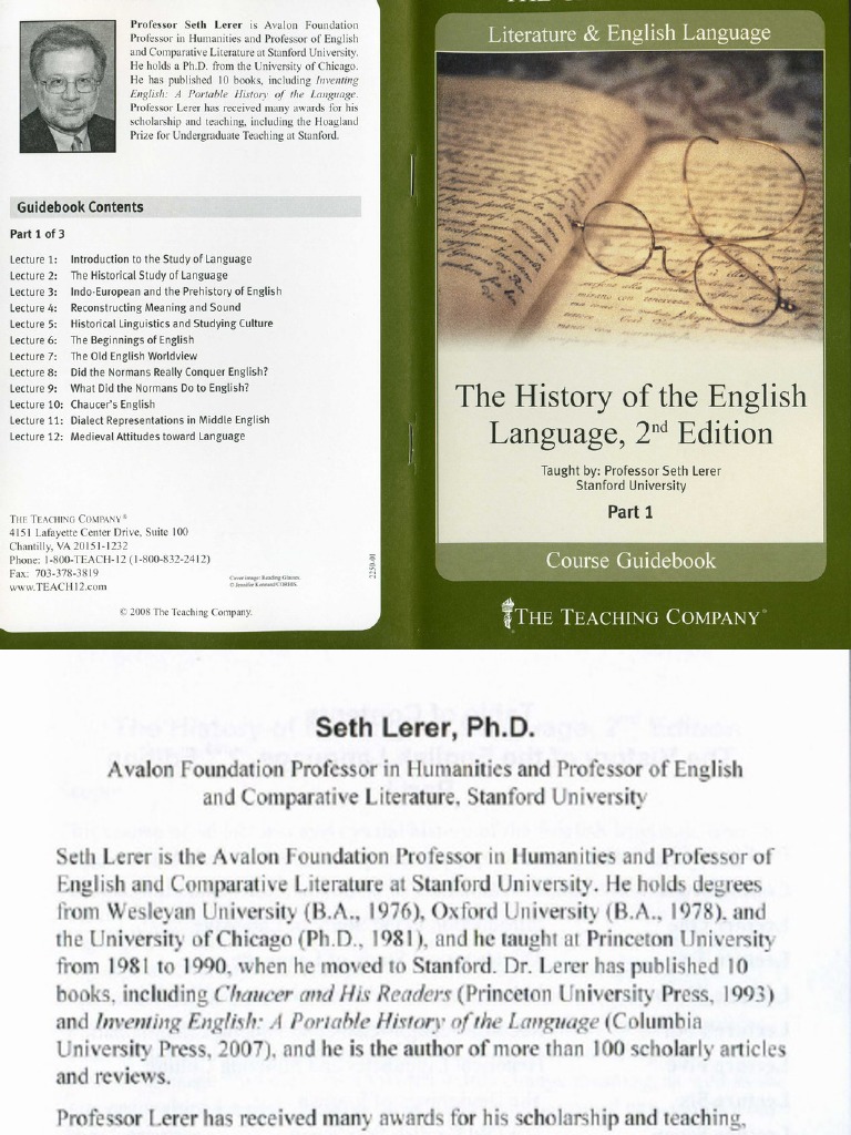 The History of The English Language | PDF