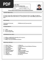 Hardware & Networking Resume | PDF | Operating System | Microsoft Office