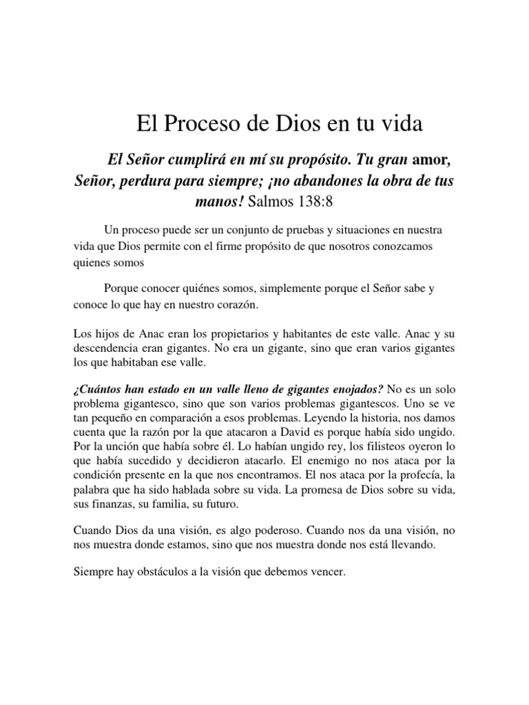 El Proceso de Dios | PDF | La unción | David