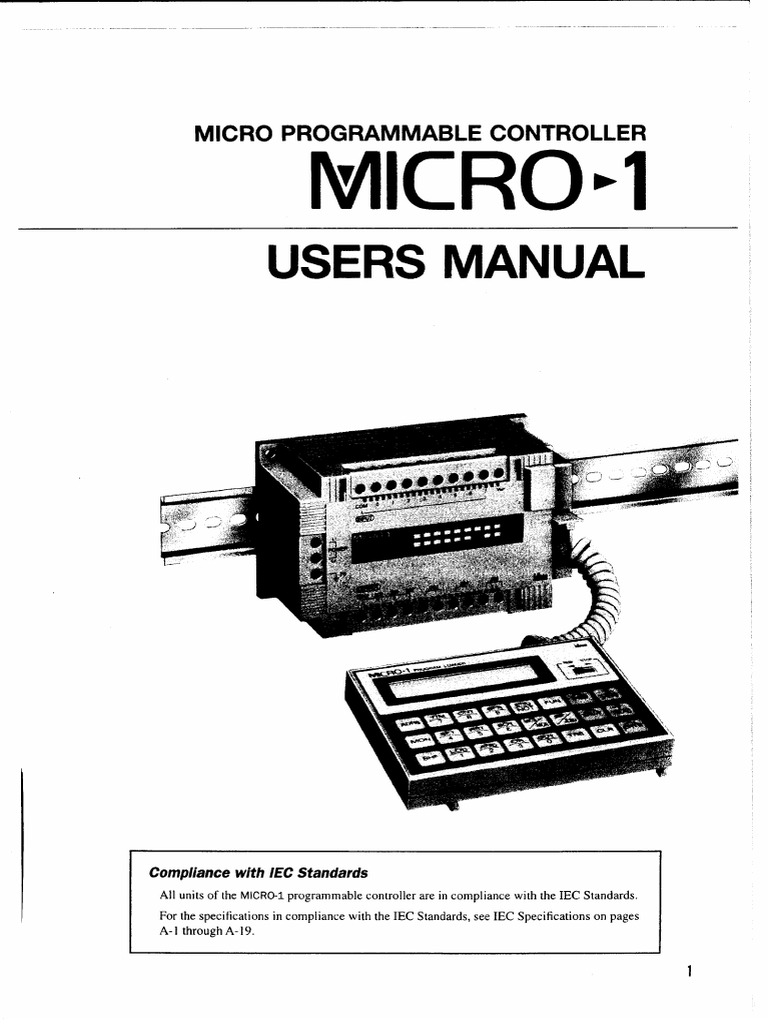 Manual PLC Micro 1 | PDF