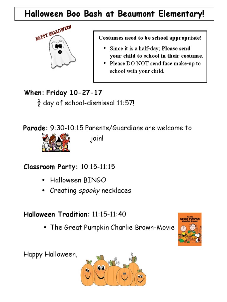 Halloween Boo Bash in ms-1 | PDF