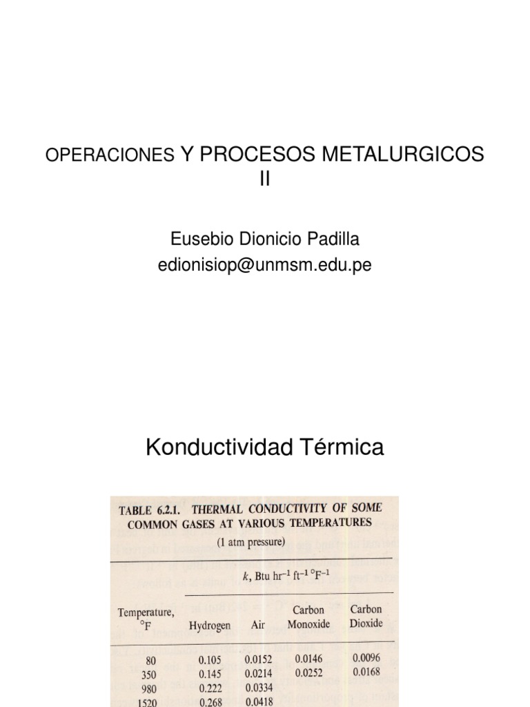 Operaciones y Procesos Metalurgicos II | PDF