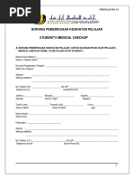 Borang Pemeriksaan Kesihatan | PDF