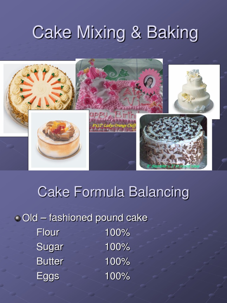 cake process.ppt | Cakes | Chocolate