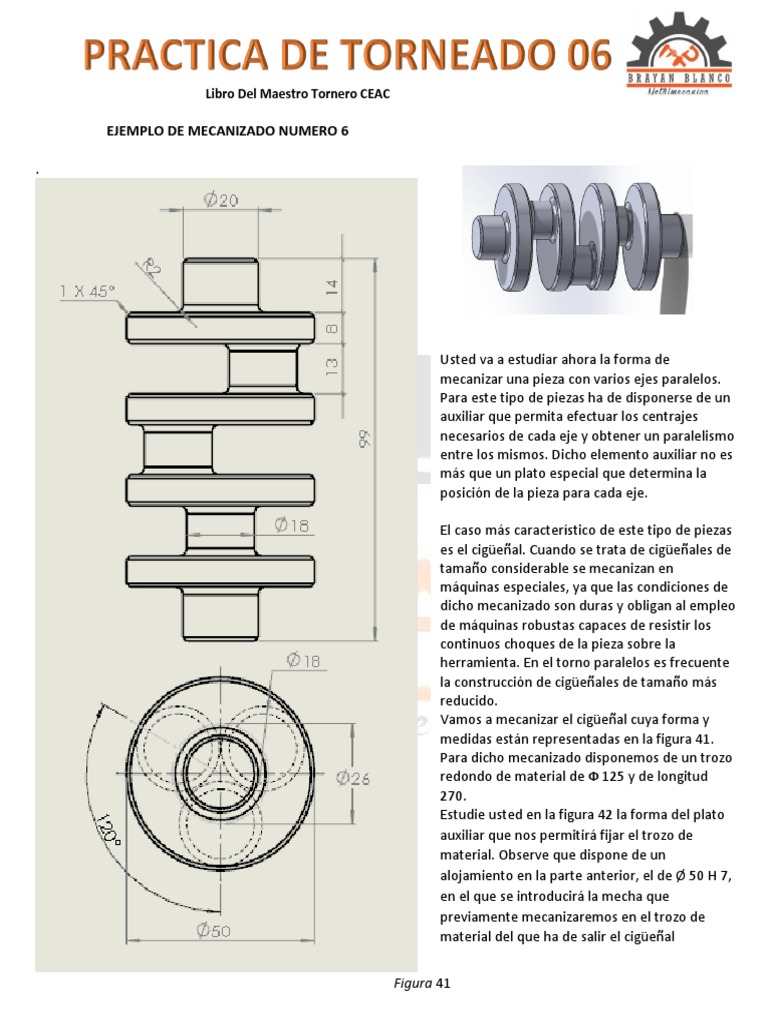Practica de Torneado 6 EXCENTRICA | PDF | Mecanizado | Science