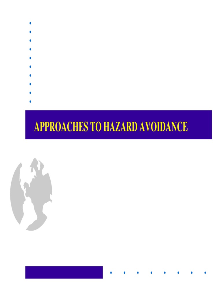 6 Hazard Avoidance | PDF | Traffic Collision | Prevention