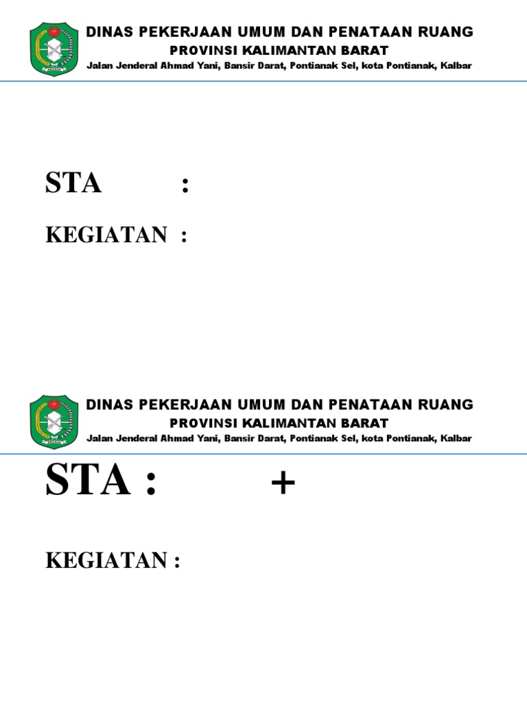 Papan Sta 2016 | PDF
