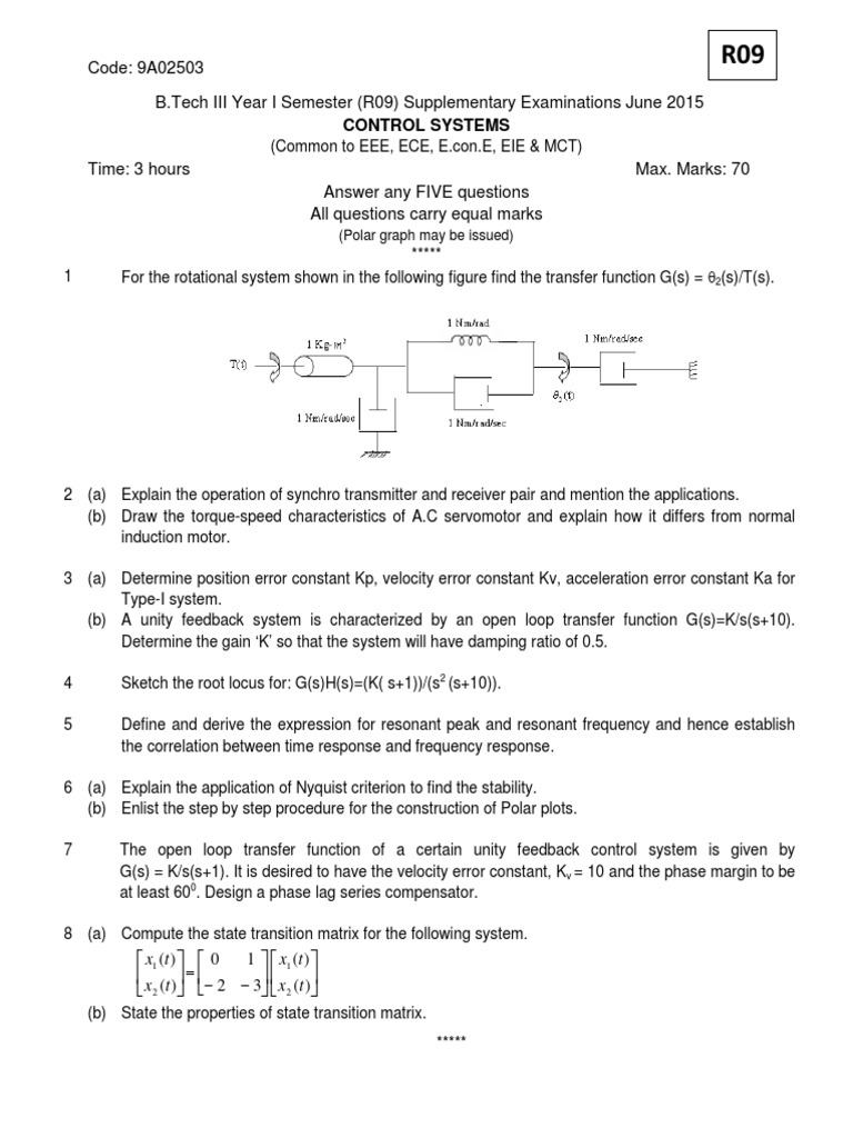 Code: 9A02503 B.Tech III Year I Semester (R09) Supplementary ...