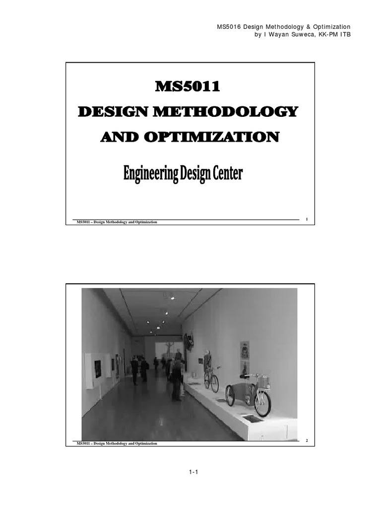 CH 1 Design Methodology | PDF | Design Methods | Mathematical Optimization