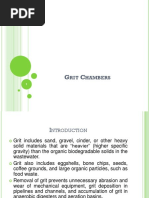 Design of Grit Chambers | PDF | Sewage Treatment | Chemical Engineering