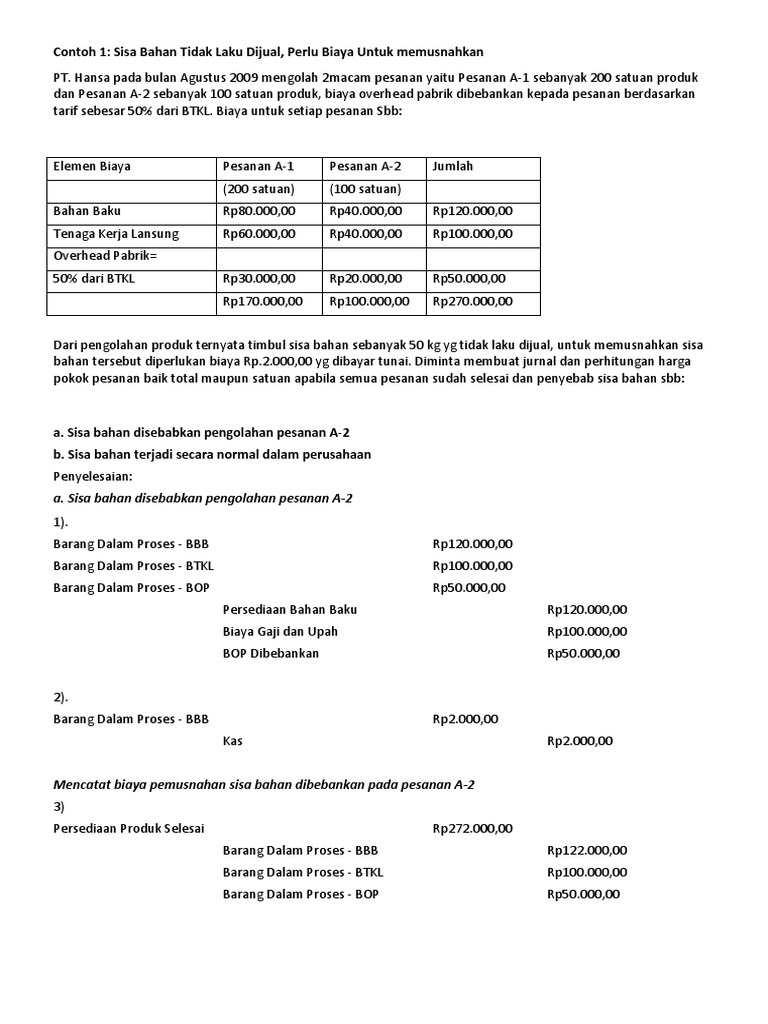 Jurnal Pemusnahan dan Cacat Produk | PDF