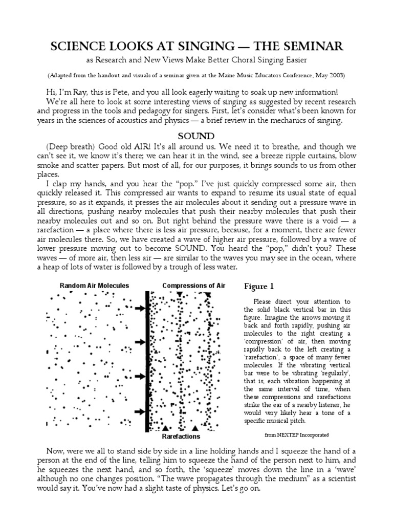 Science of Singing | PDF | Singing | Pitch (Music)