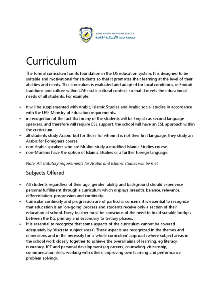 Curriculum | PDF | Curriculum | Sharing