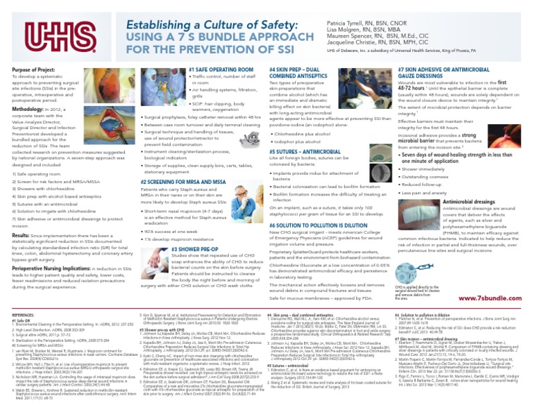 Corp Aorn Flyer Pdf2 | PDF | Staphylococcus Aureus | Surgery