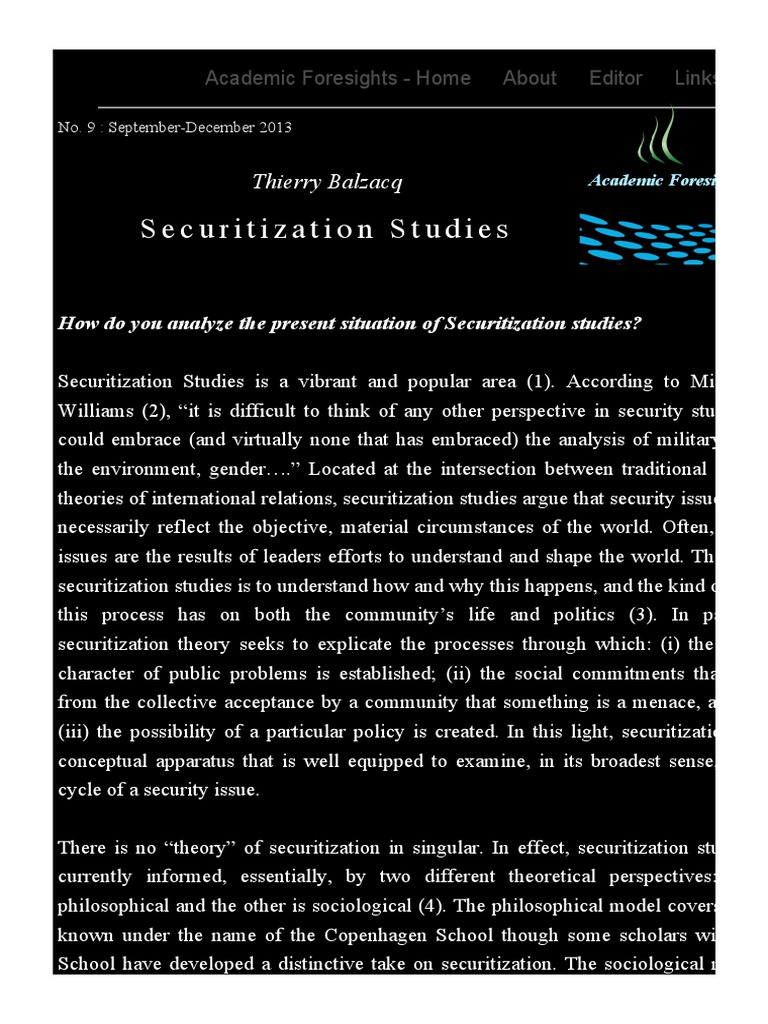 Securitization | PDF | Theory | Concept