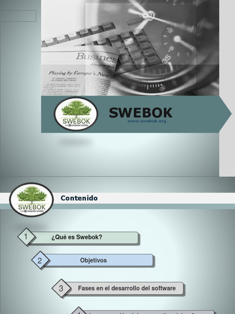 SWEBOK | Proceso de desarrollo de software | Ingeniería de software